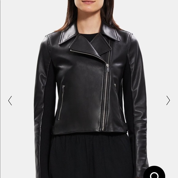 Theory | Jackets & Coats | Theory Leather Jacket | Poshmark
